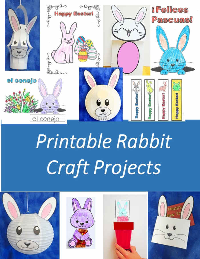17 Easy Rabbit Crafts With Printable Templates - HubPages