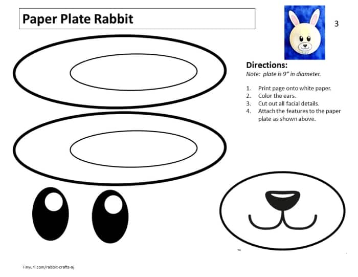 17 Easy Rabbit Crafts With Printable Templates - HubPages