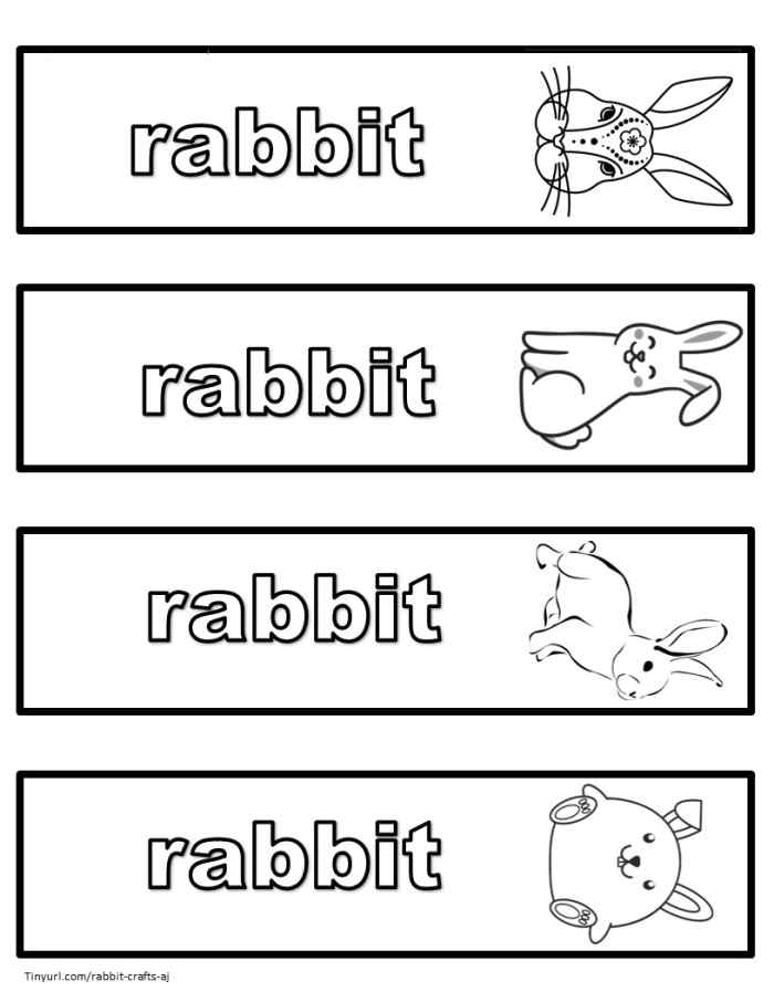 17 Easy Rabbit Crafts With Printable Templates - HubPages