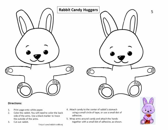 17 Easy Rabbit Crafts With Printable Templates - HubPages