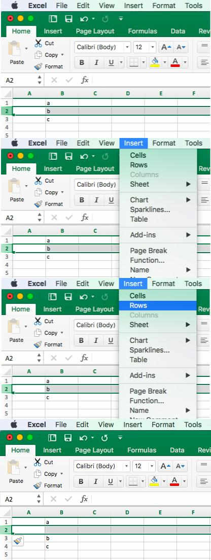 How to Insert a Row on an Excel Spreadsheet - HubPages