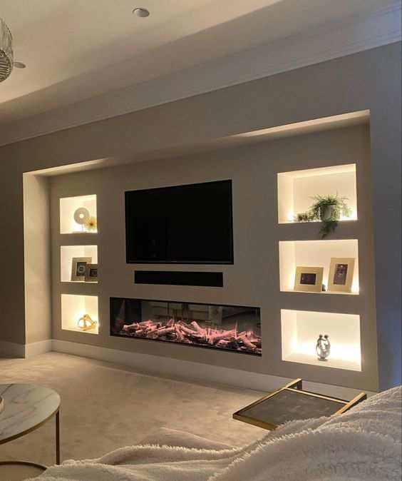 30+ Stylish TV Media Wall Ideas for Modern Living Rooms - HubPages