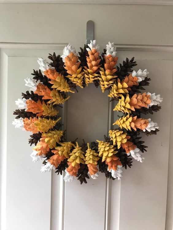 35+ Cute Candy Corn Crafts and Decorations for Fall and Halloween ...