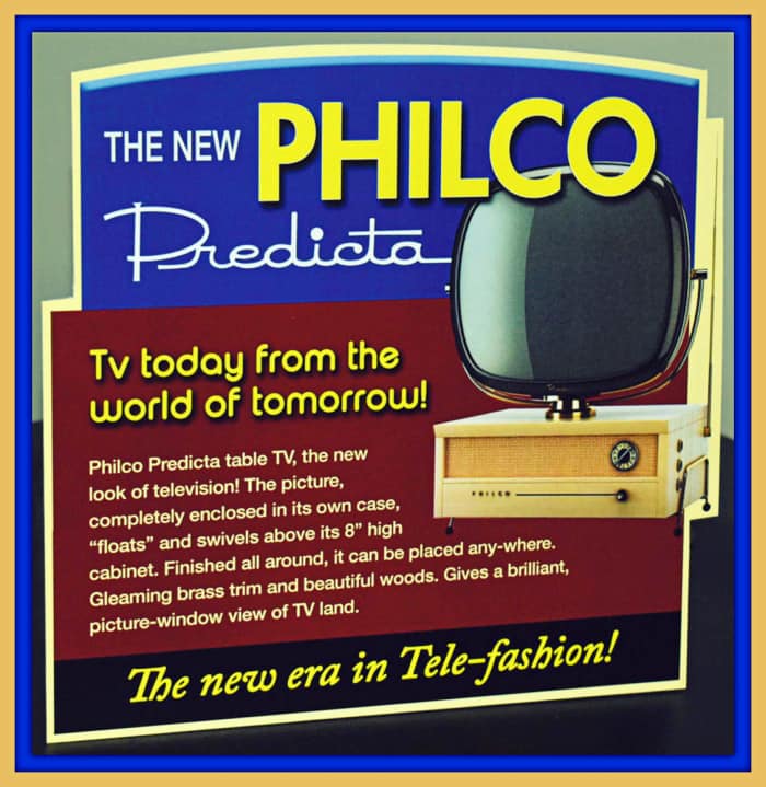 The 1960 Philco Predicta Debutante Television & the Philco Predicta ...