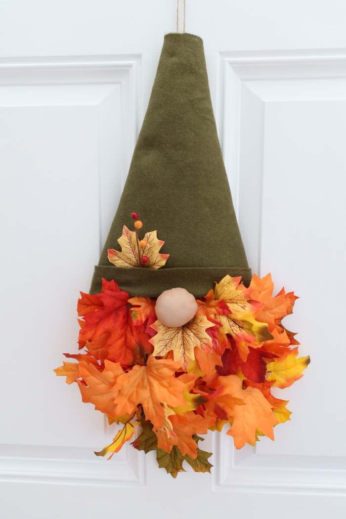 How to Make a Cute Fall Gnome Door Decoration - HubPages