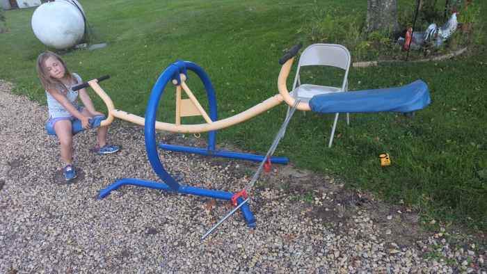 One Child Teeter Totter - Using a Muscle Builder Spring - HubPages