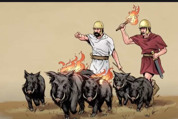 How the Ancient Roman Military Weaponized the Pigs - HubPages