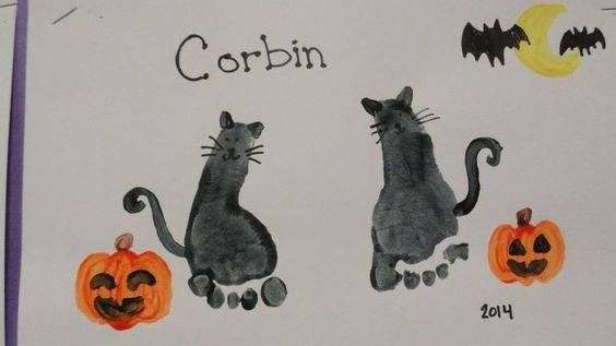 30+ Easy DIY Halloween Handprint and Footprint Crafts - HubPages