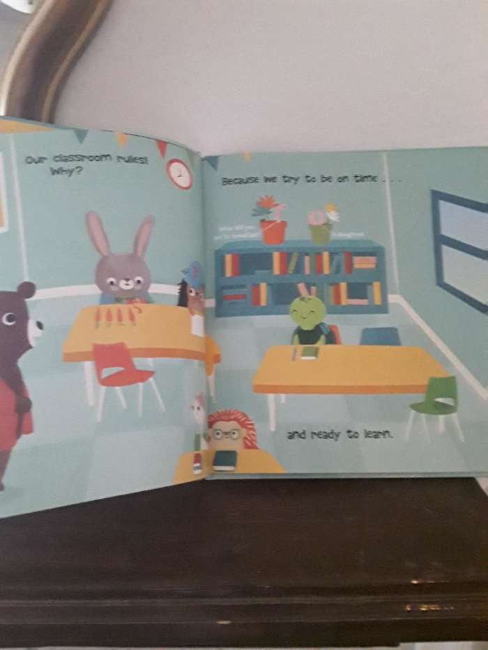 Learning Good Behavior in the Classroom in Adorable Picture Book and ...