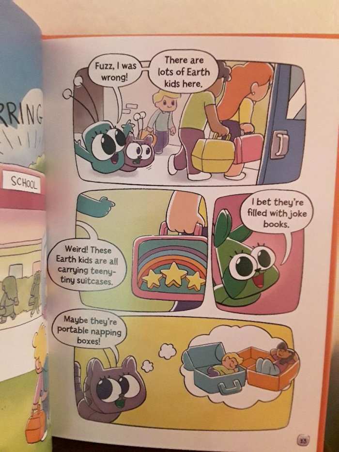 Fun Characters Marshmallow Martians in Two Graphic Cartoon Chapter ...