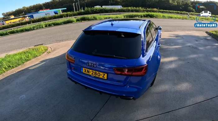 Watch: 190+ MPH Top Speed Autobahn Run In An Audi RS6 Nogaro Edition ...