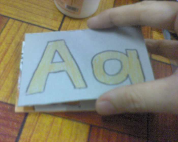 Easy DIY Alphabet Flashcard With Photos - HubPages