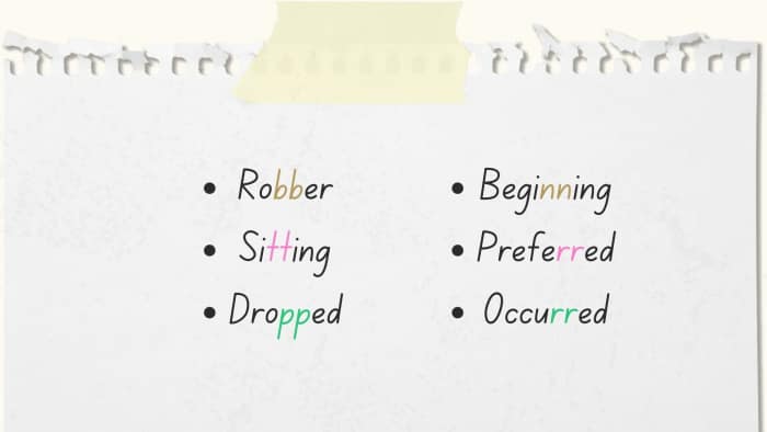 When to Double Consonants in Spelling: Rules and Examples - HubPages