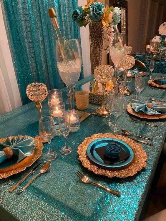 30+ Mesmerizing Teal Wedding Decorations - HubPages