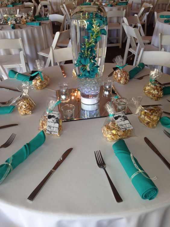 30+ Mesmerizing Teal Wedding Decorations - HubPages