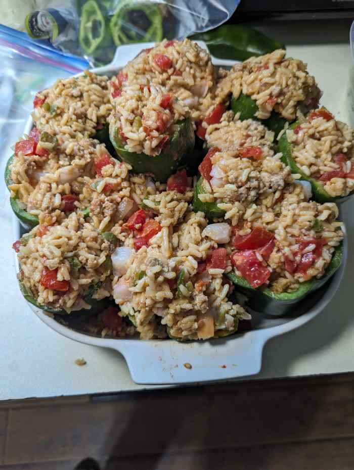 Green Peppers - Stuffed with Rice and Stuff - HubPages