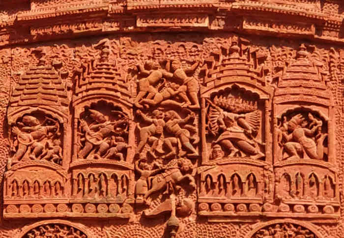 Terracotta decorations in Kali temples of West Bengal : a study of ...