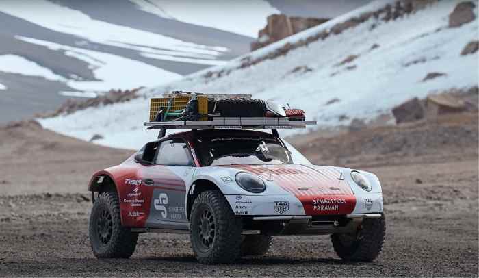 Porsche 911 Off-Roader Climbs The Highest Volcanic Mountain And Sets ...