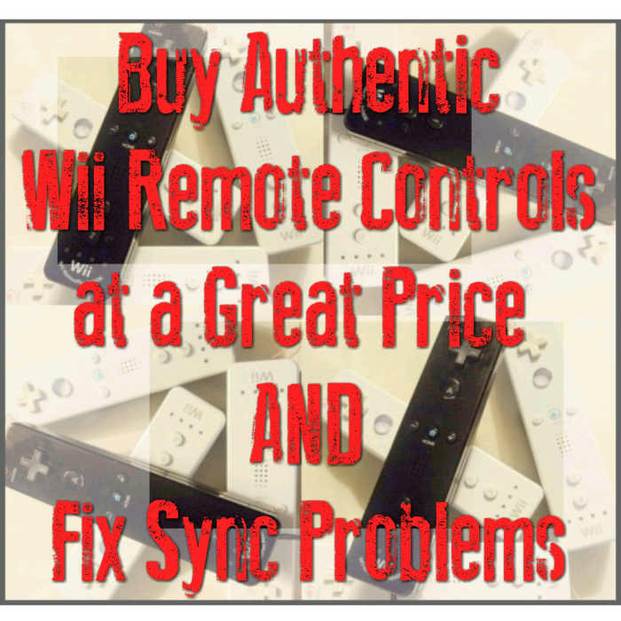 How to Buy Wii Remote Controls at a Great Price and Fix Sync Problems ...