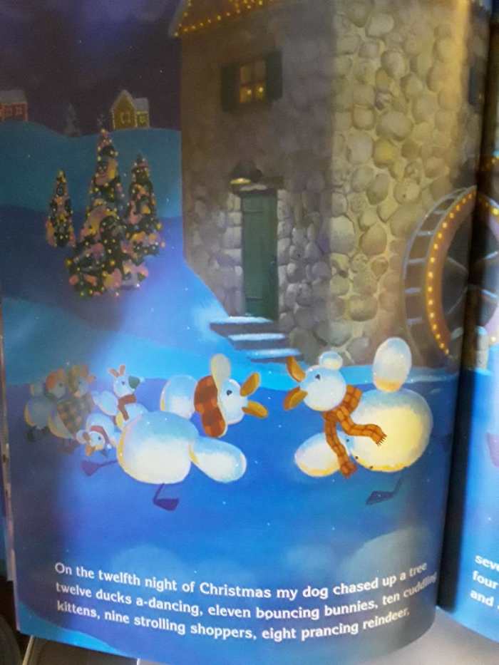 Christmas With Snowmen and a Twist on the Familiar 12 Days of Christmas ...