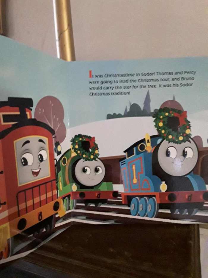 Christmas Celebration With Iconic Character Thomas the Train in Picture ...