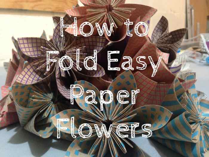 How to Fold Easy Origami Flowers - HubPages