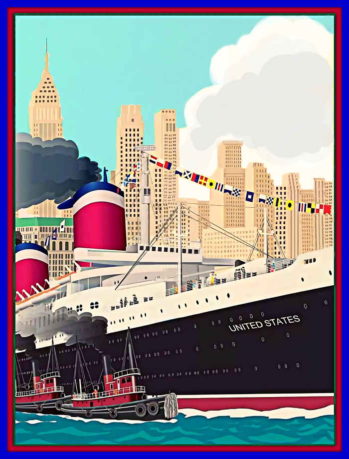 A Magic Journey on the SS United States, Flagship of the United States ...