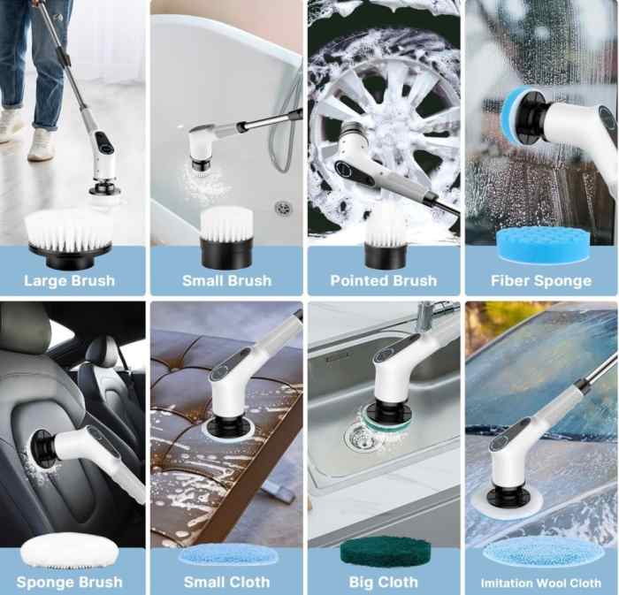 Dovety’s 9 In 1 Electric Cleaning Brush Is The Spin Scrubber Your House ...