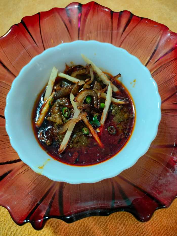 Nihari Mutton Nalli Curry; and Real Nihari Masala - Making Details ...