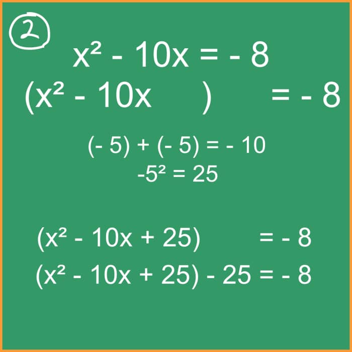 Algebra: Completing the Square to Solve Quadratic Equations - HubPages