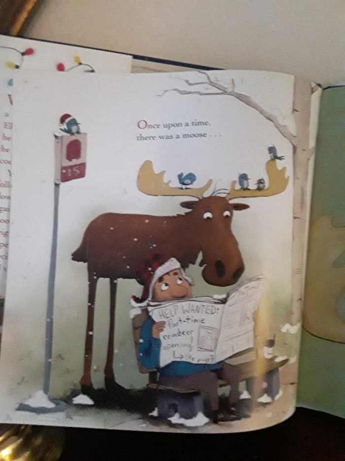 Can a Moose Help Santa with Christmas? in Hilarious Picture Book for ...