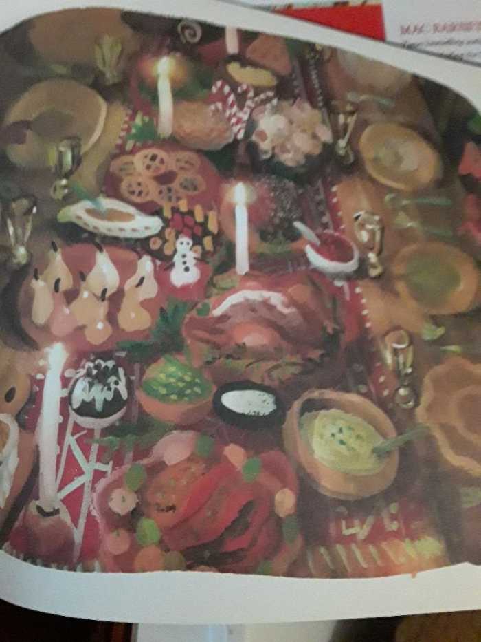 Helping Santa Have a Merry Christmas Too in Charming Holiday Picture ...