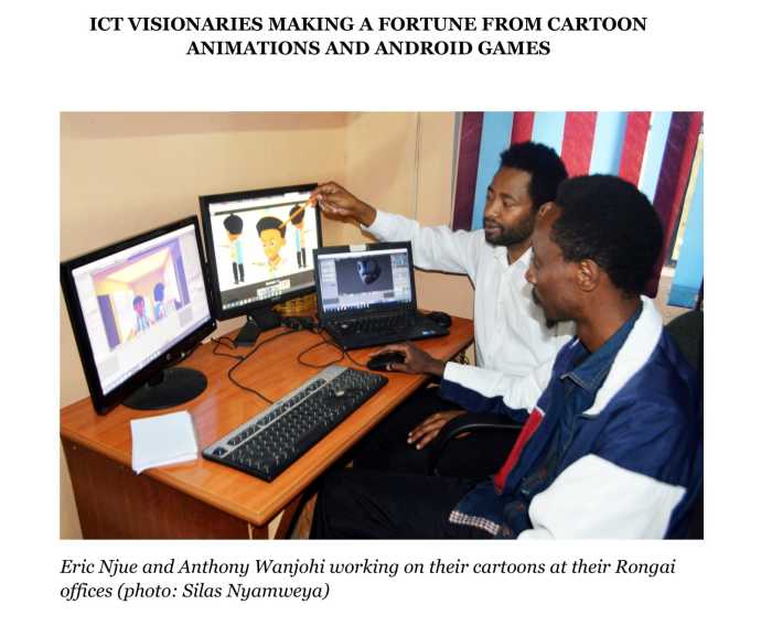 Kenyan Ict Visionaries Making a Fortune From Cartoon Animations and ...