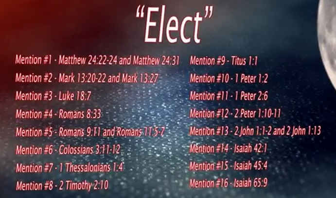 Who Are The Elect?? (8/9/2017, Message#89) - HubPages