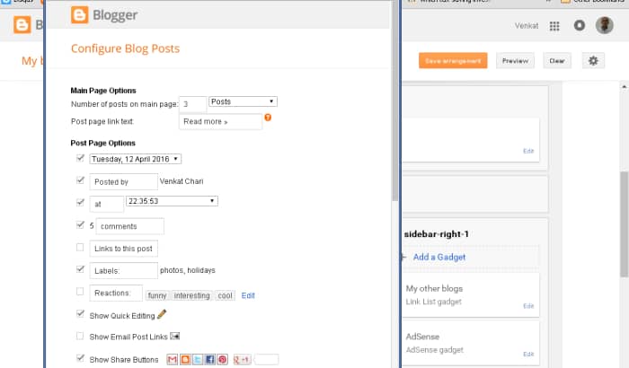 How to Design/Customize and Add Gadgets to Your Website Using Blogger ...