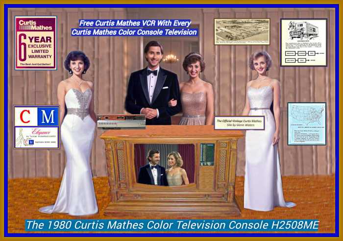 Vintage Curtis Mathes Advertisements by Glenn Waters Recapturing the ...