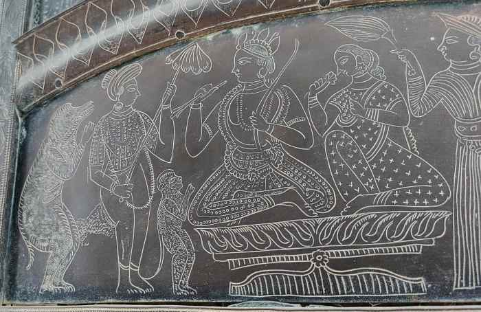 Lord Rama without a Bow & arrows : Janaki Nath temple, Nandigram ...