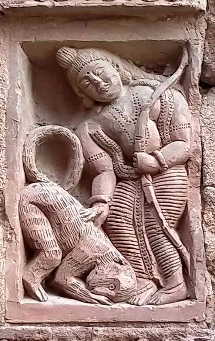 Lord Rama without a Bow & arrows : Janaki Nath temple, Nandigram ...