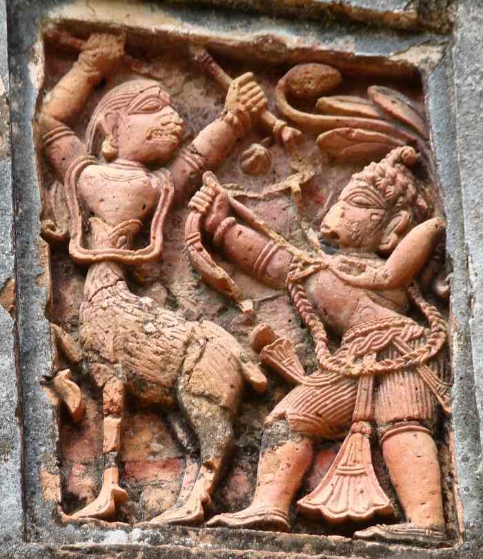 Lord Rama without a Bow & arrows : Janaki Nath temple, Nandigram ...