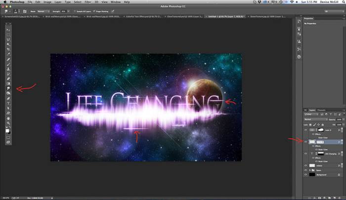 Create a Spacy Nebula Text Effect in Adobe Photoshop - HubPages