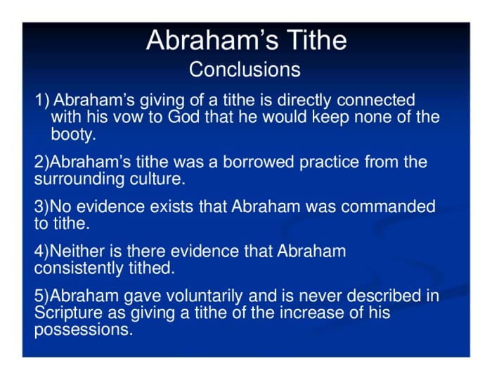 Tithing on Trial - Owlcation - Education