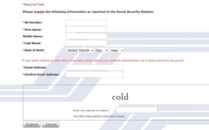 SSS Online Inquiry: Contributions, Loan Balance and Status, and ...