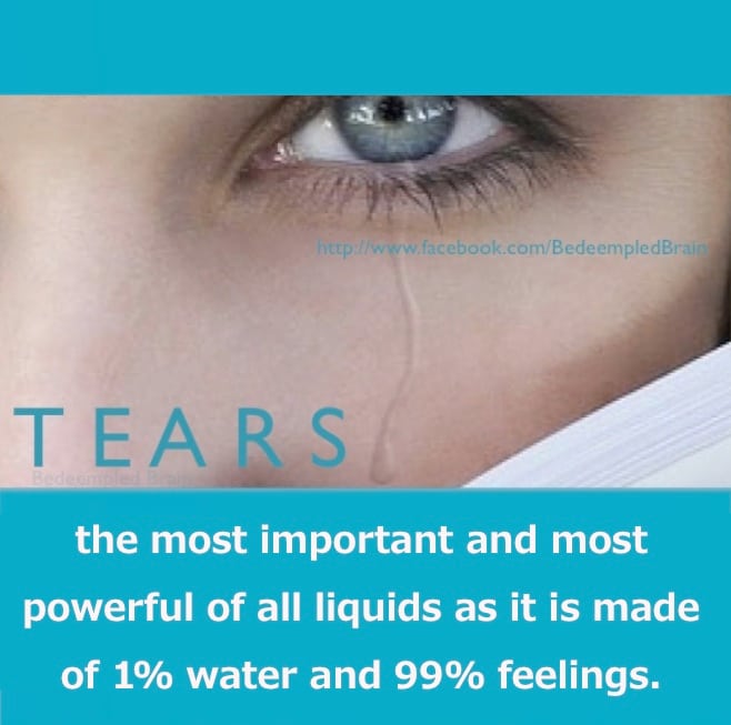 The Importance of Tears; Tears Drops that Flows from the Eyes Represent ...