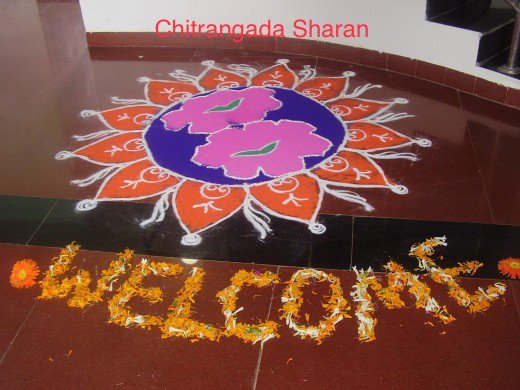 Do It Yourself: The Traditional, Colourful, Indian Floor Art Rangoli ...
