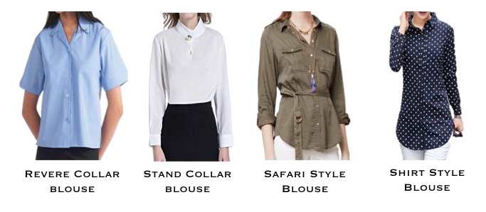 What are the Various Types of Fashion Blouses or Tops Available in the ...