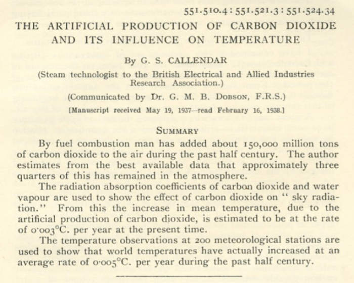 Global Warming Science And The Wars: Guy Callendar - HubPages