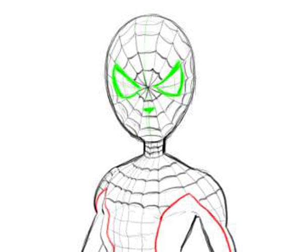 How to draw Spiderman body outline - HubPages