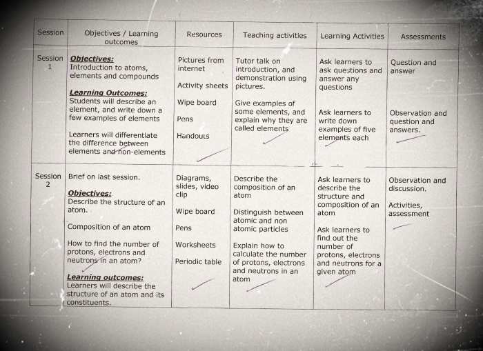 Produce a learning programme / scheme of work in your subject area ...
