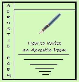 How to Write an Acrostic Poem? - HubPages