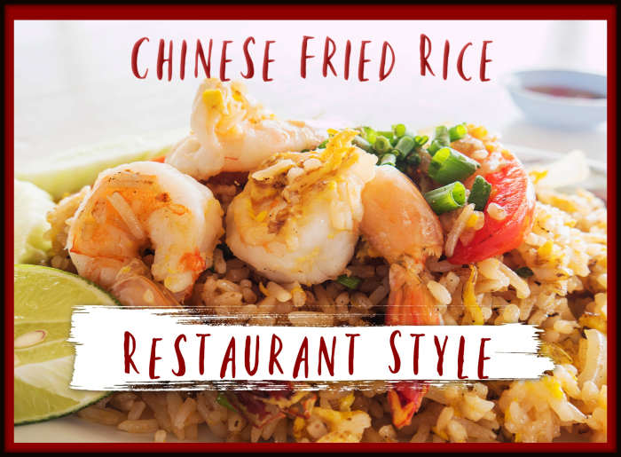 Restaurant Style Chinese Fried Rice - HubPages
